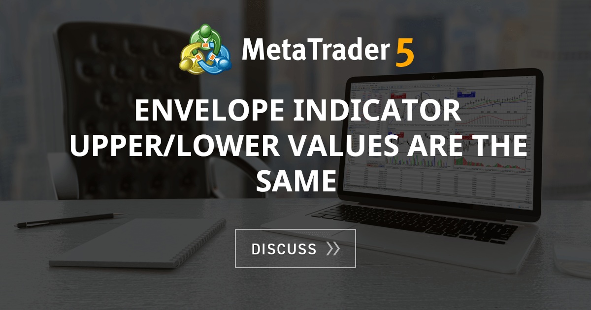 Envelope indicator upper/lower values are the same - Indices - Expert Advisors and Automated ...