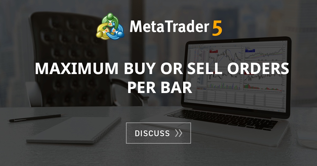 Maximum Buy Or Sell Orders Per Bar Limit Orders Expert Advisors And Automated Trading Mql5