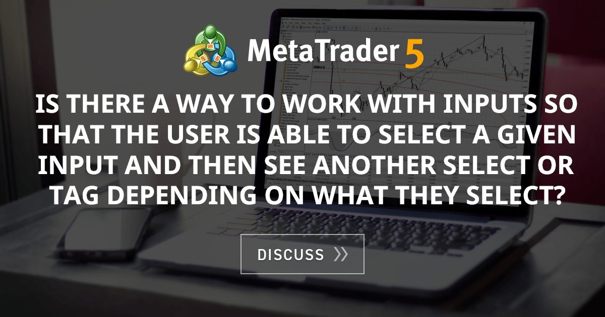 Is there a way to work with inputs so that the user is able to select a given input and then see ...