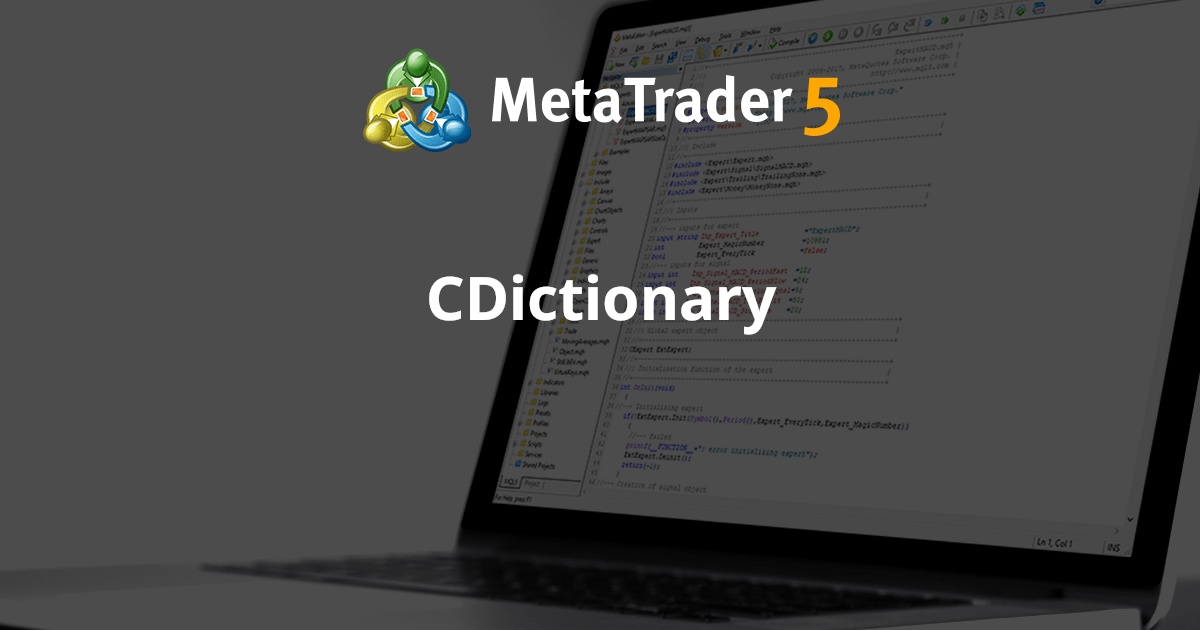 Descargar gratis la librería 'CDictionary' de 'Iceron' para MetaTrader ...