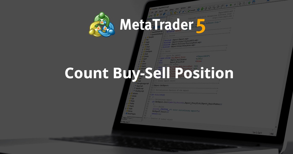MQL5 Code Base에서 'lpeter_sc'이(가) 제작한 MetaTrader 4용 라이브러리 Count Buy-Sell Position 무료 다운로드, 2016.04.04