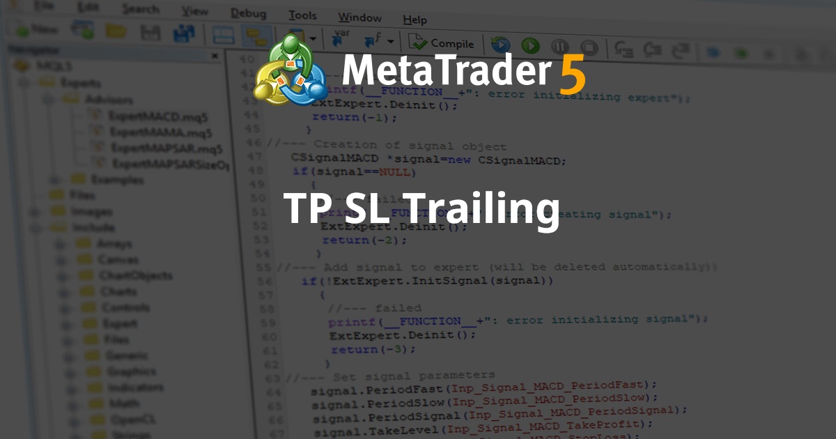Mql5 Code Base에서 Barabashkakvn이가 제작한 Metatrader 5용 지표 Tp Sl Trailing 무료 다운로드 20181025