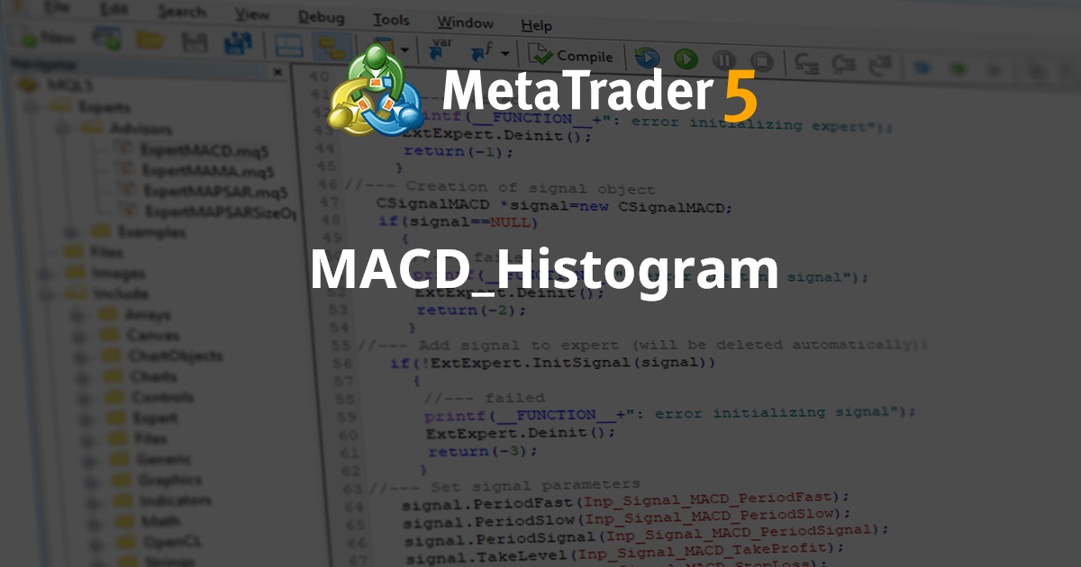 Download livre do indicador 'MACD_Histogram' por 'GODZILLA' para MetaTrader 5 no CodeBase MQL5 ...