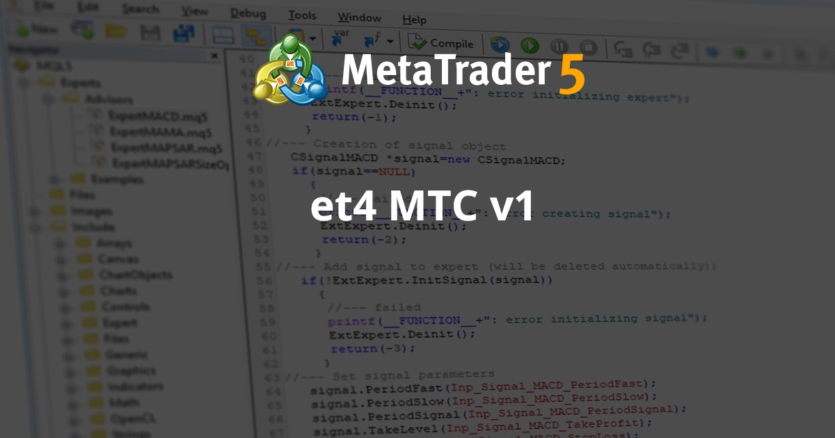 Скачать бесплатно эксперт 'et4 MTC v1' от 'goldenlion' для MetaTrader 4 ...