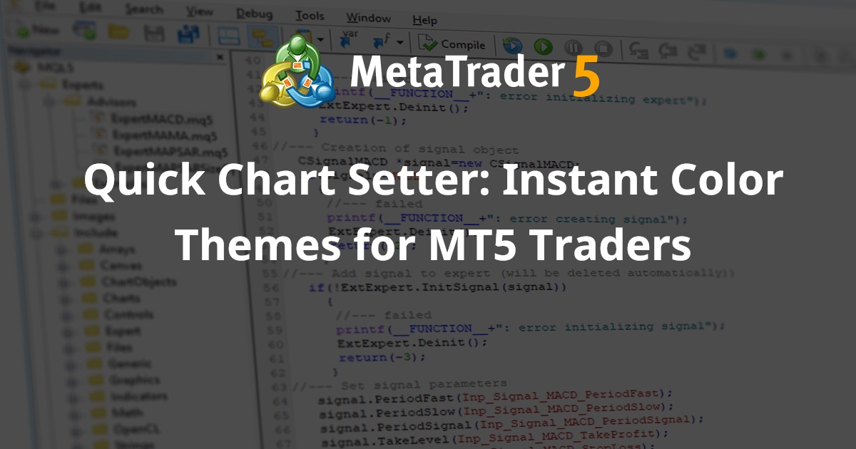 MQL5 Kod Tabanında MetaTrader 5 için 'ZenKen55' yazarının 'Quick Chart ...
